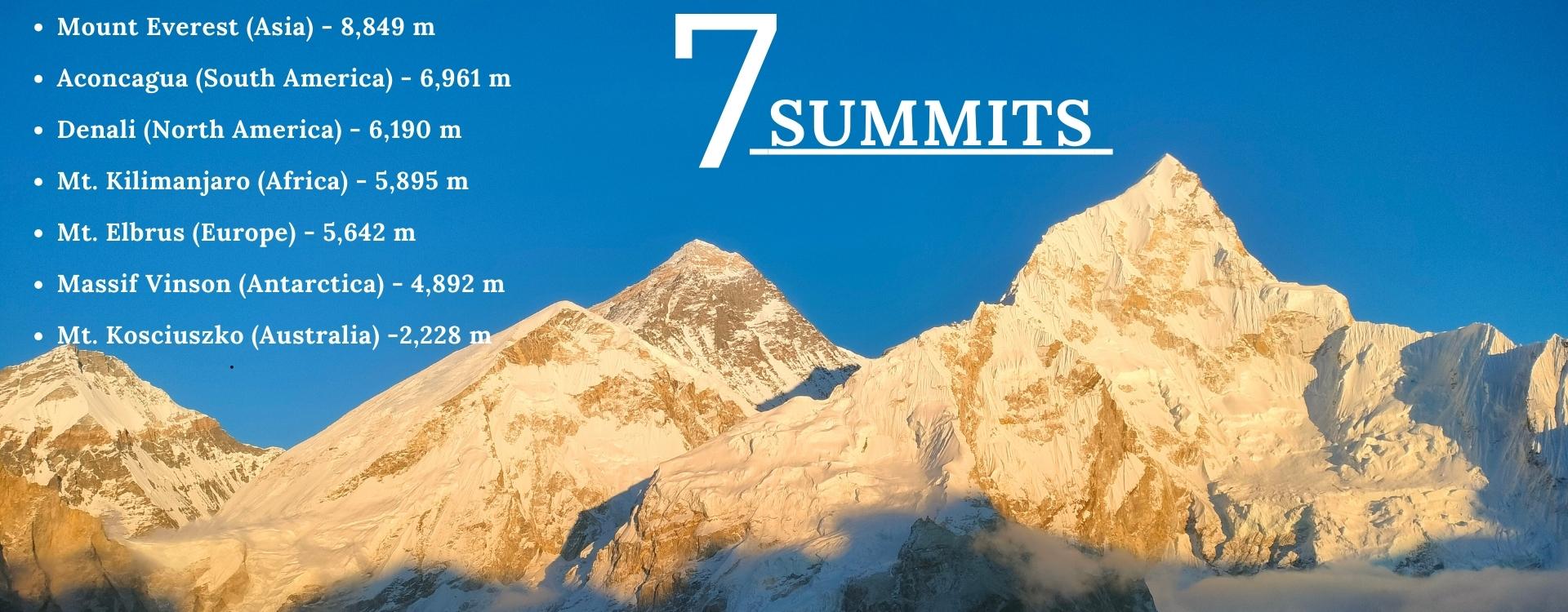 Seven Summits: Highest Peaks by Continent | Ultimate Guide and Facts